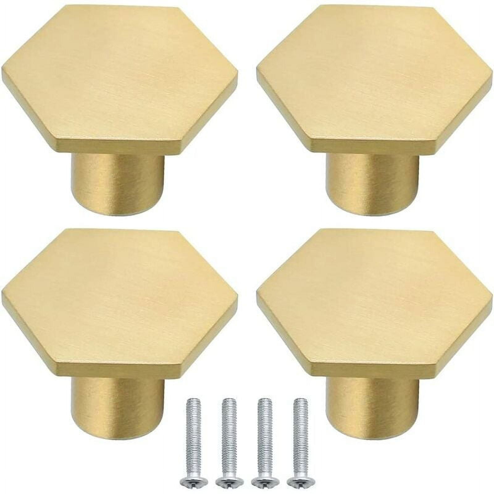 Hexagon Style Knob, Individually Packaged For Protection, Brushed ...