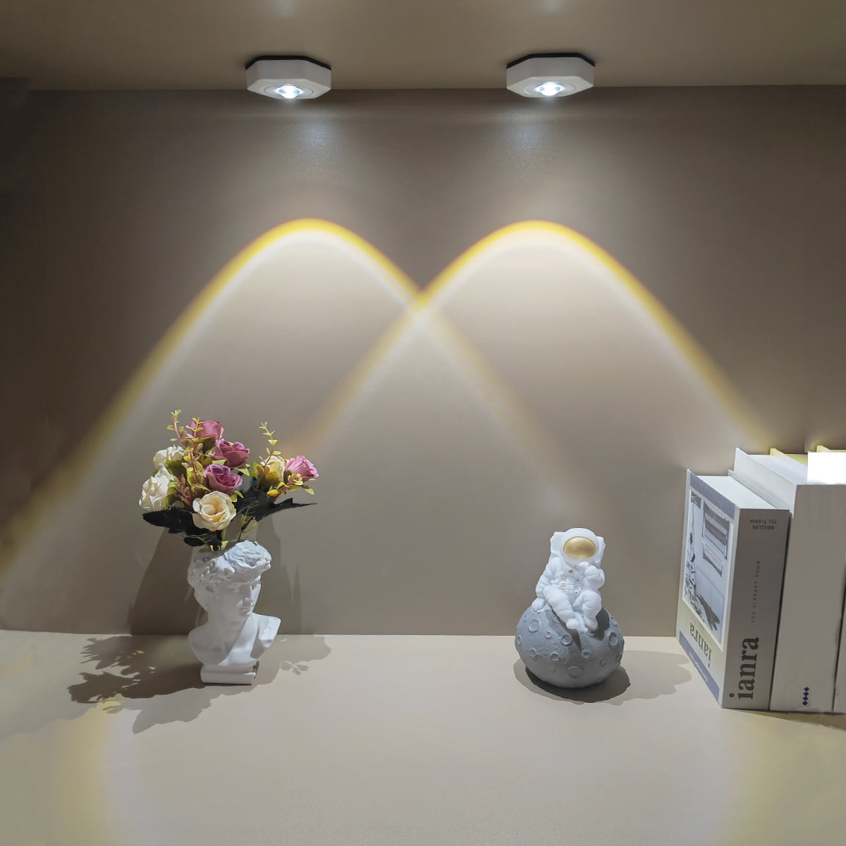 Hexagon Sunset Projection Lamp, LED Touch Control Decorative Light for ...