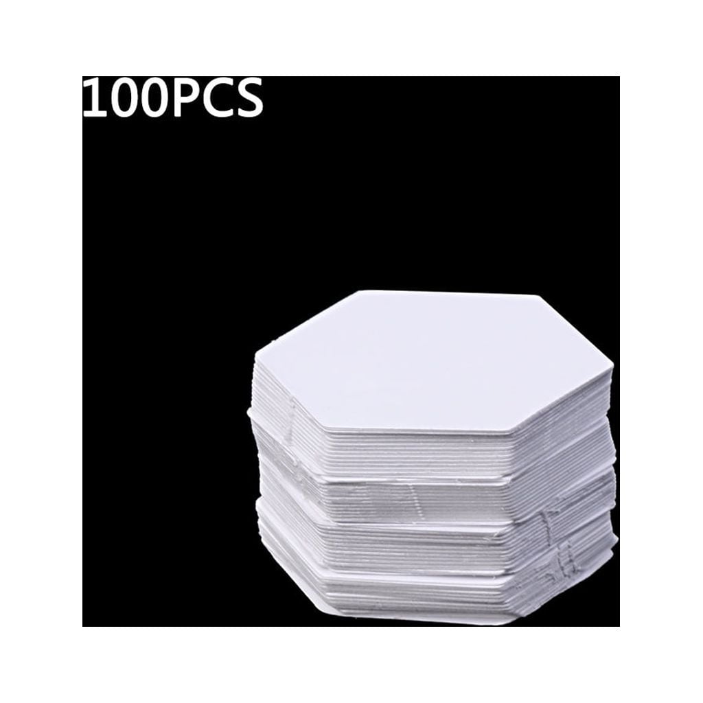 Hexagon Templates Set of 100 Paper Quilting Template Accessories ...