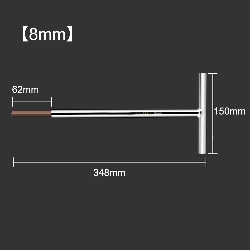 Hexagon Wrench T-Handle Hex Key Spanner T-Type Socket Wrench Hand ...