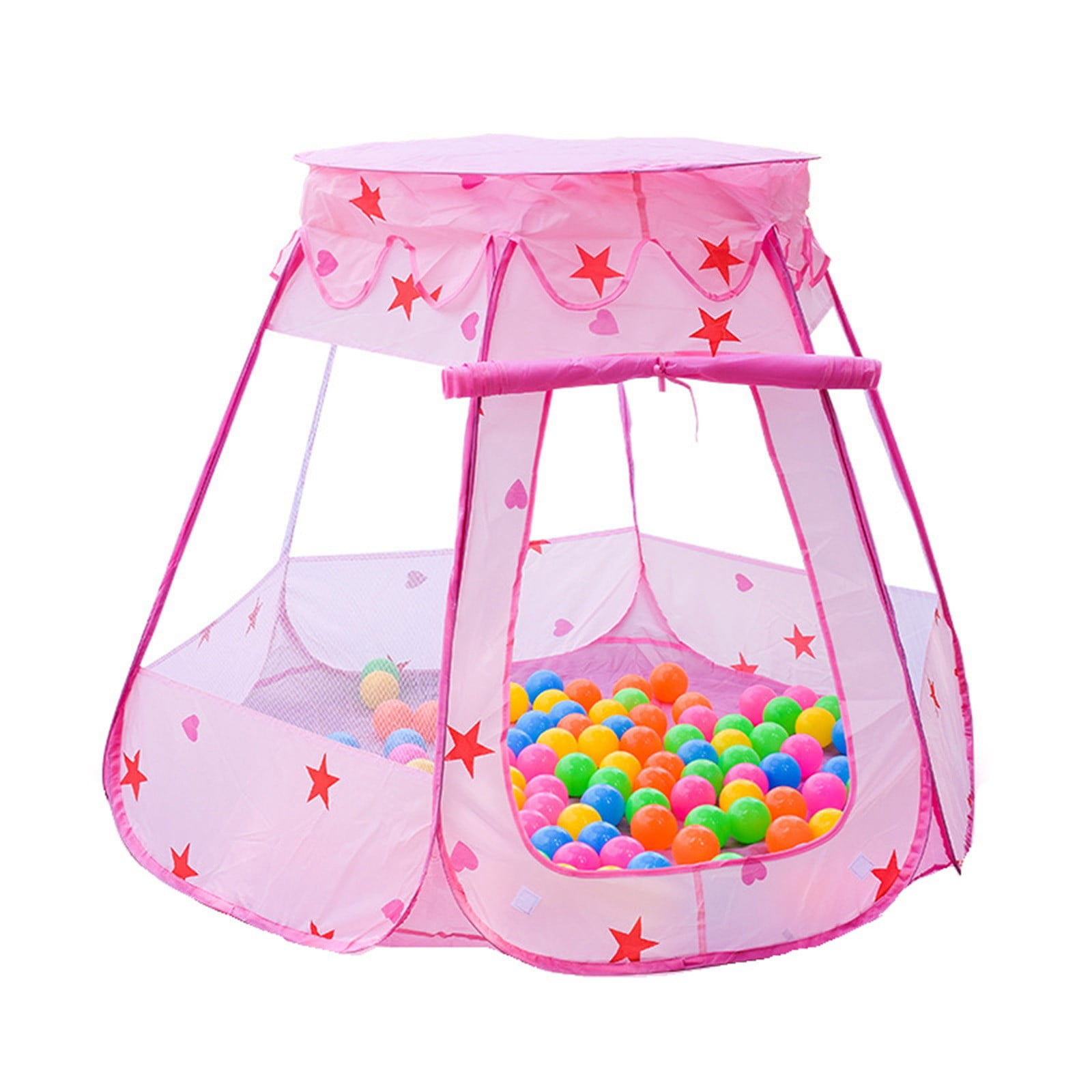 Hexagonal Baby Play Tent with Mosquito Net – Portable Indoor Playground ...