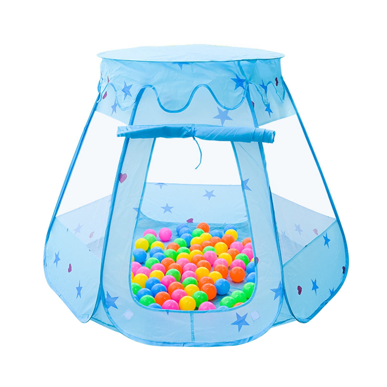 Hexagonal Baby Play Tent with Mosquito Net – Portable Indoor Playground ...