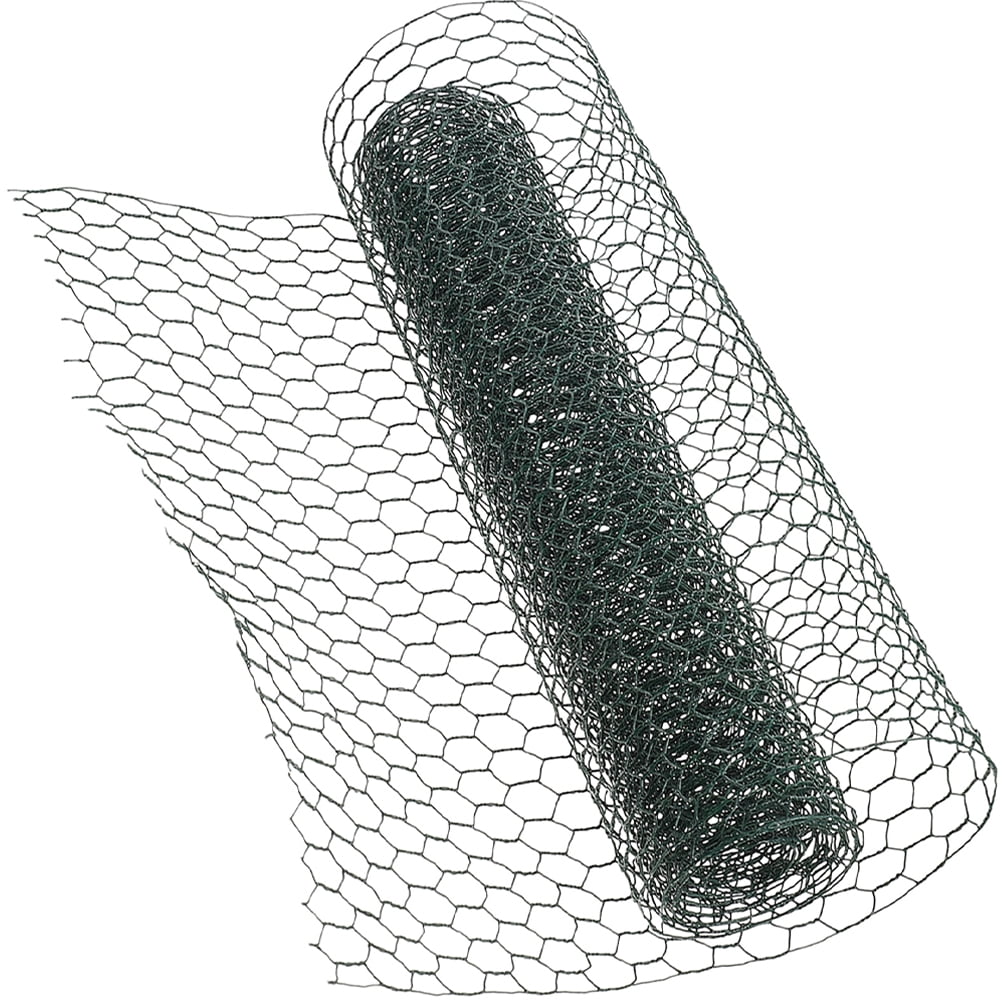Hexagonal Barbed Wire Chicken Small Holes Fence Fences Green - Walmart.com