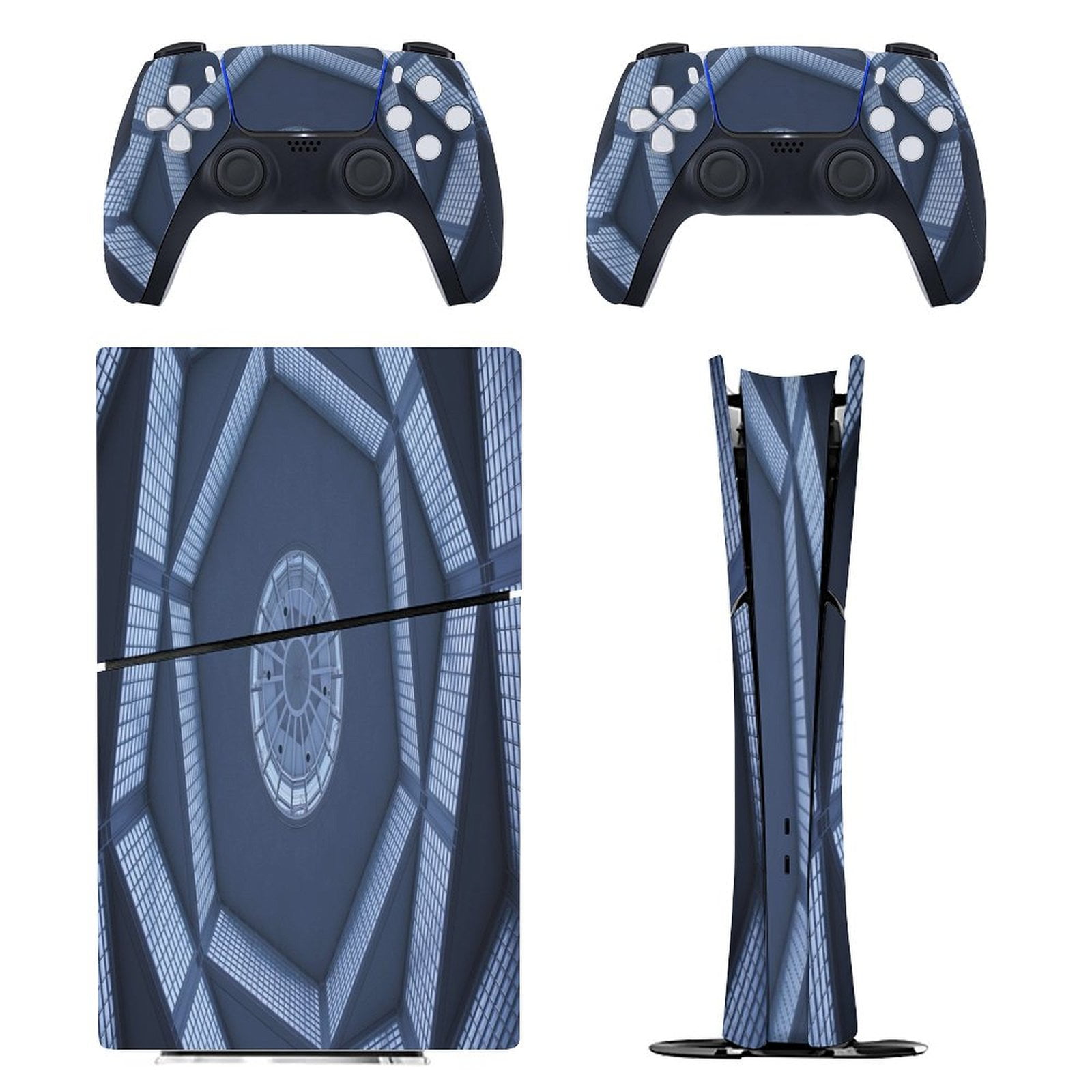 Hexagonal Building PS5/PS5 Slim Digital Disc Skin Sticker For Console ...
