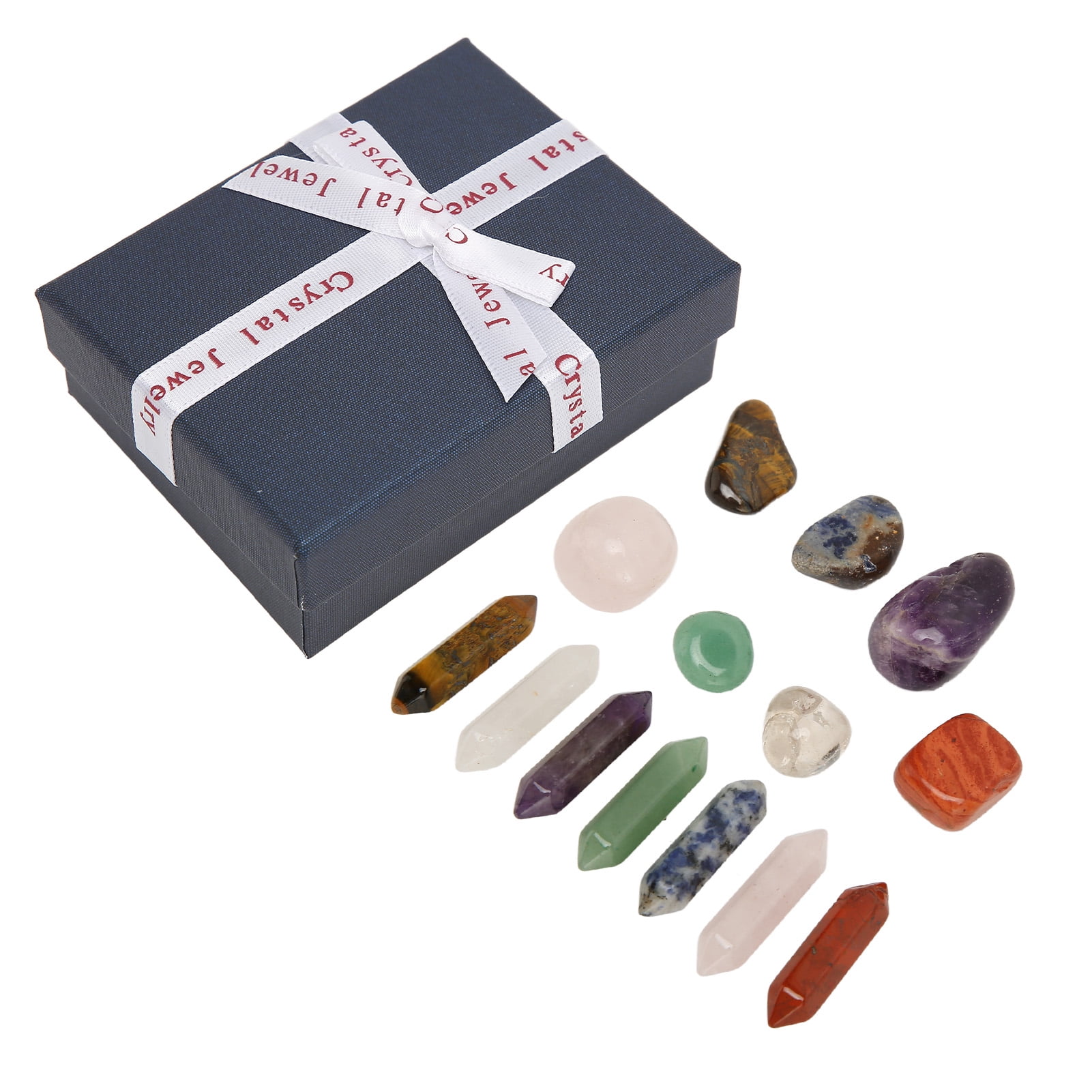 Hexagonal Bullet Shaped Healing Crystals Stones Set, Natural Stone ...