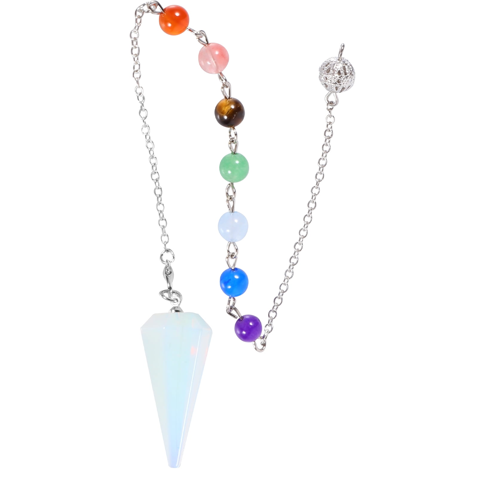 Raindrops Delicate Crystal Pendulum For Chakra Reading Assorted Color Men Women 1Set - Walmart.com
