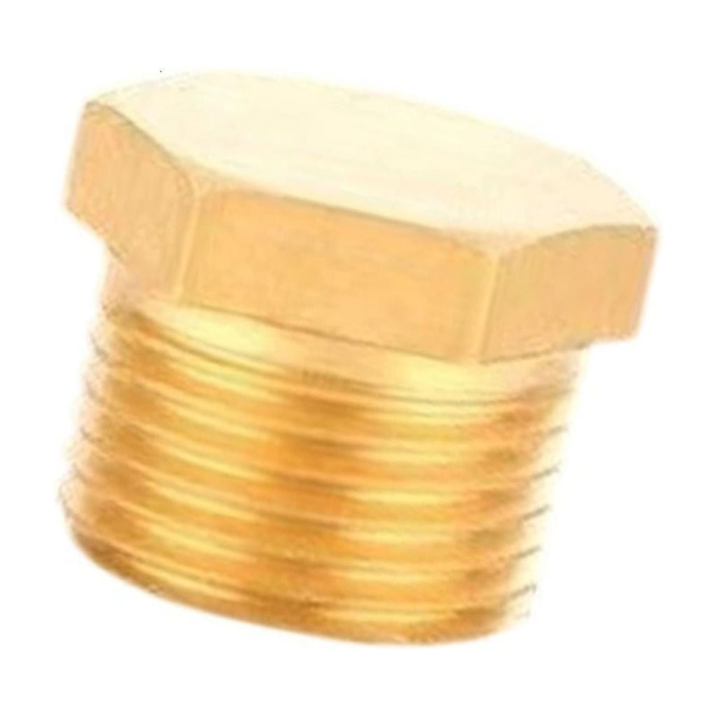 Hexagonal End Caps Plug Brass Pipe Plug Fitting Connector Male Thread ...