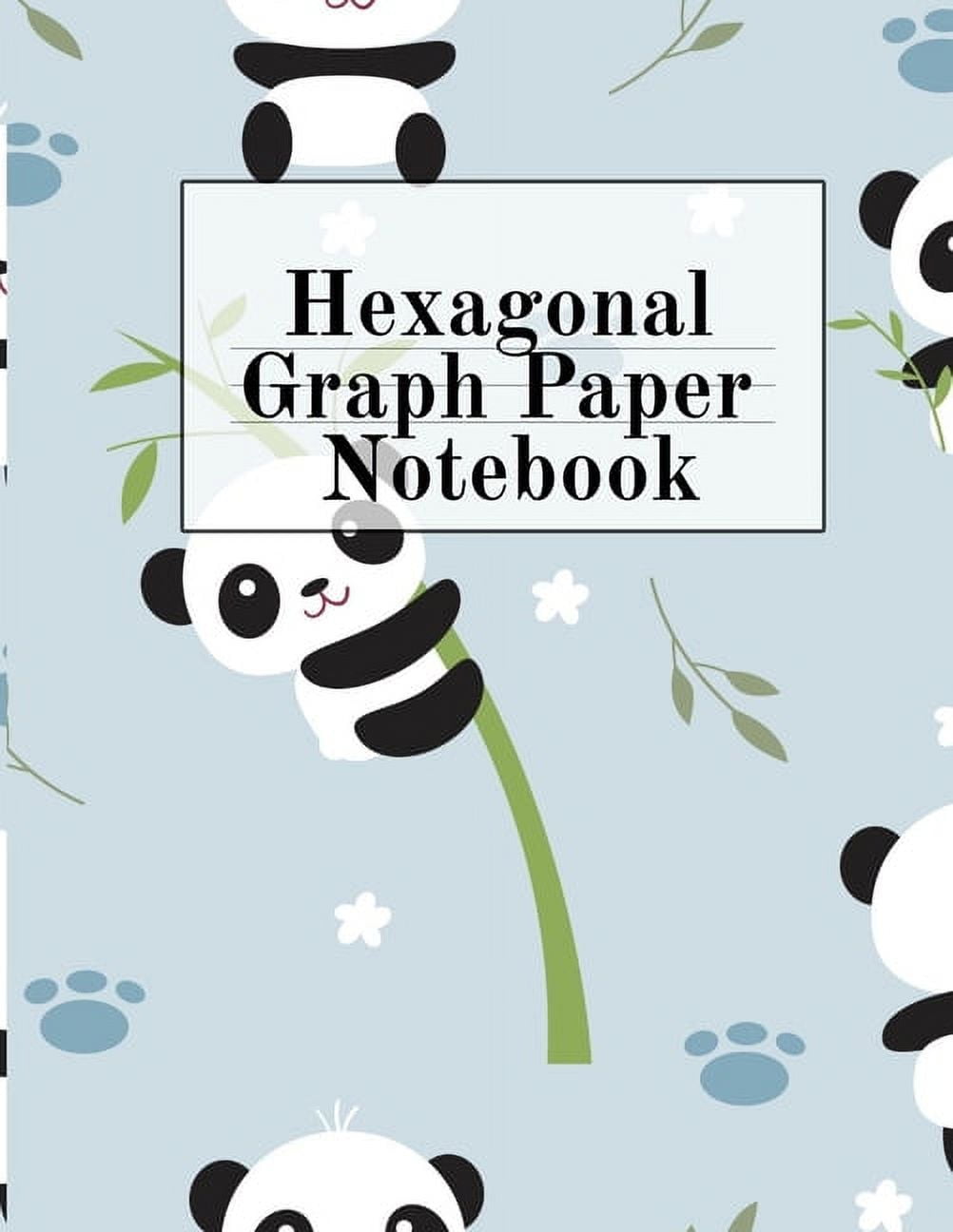 Hexagonal Graph Paper Notebook: Hexagon Composition Notepad (.5" per ...