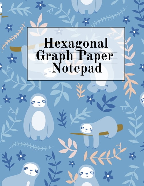 Hexagonal Graph Paper Notepad: Hexagon Notebook (.2" per side, small ...