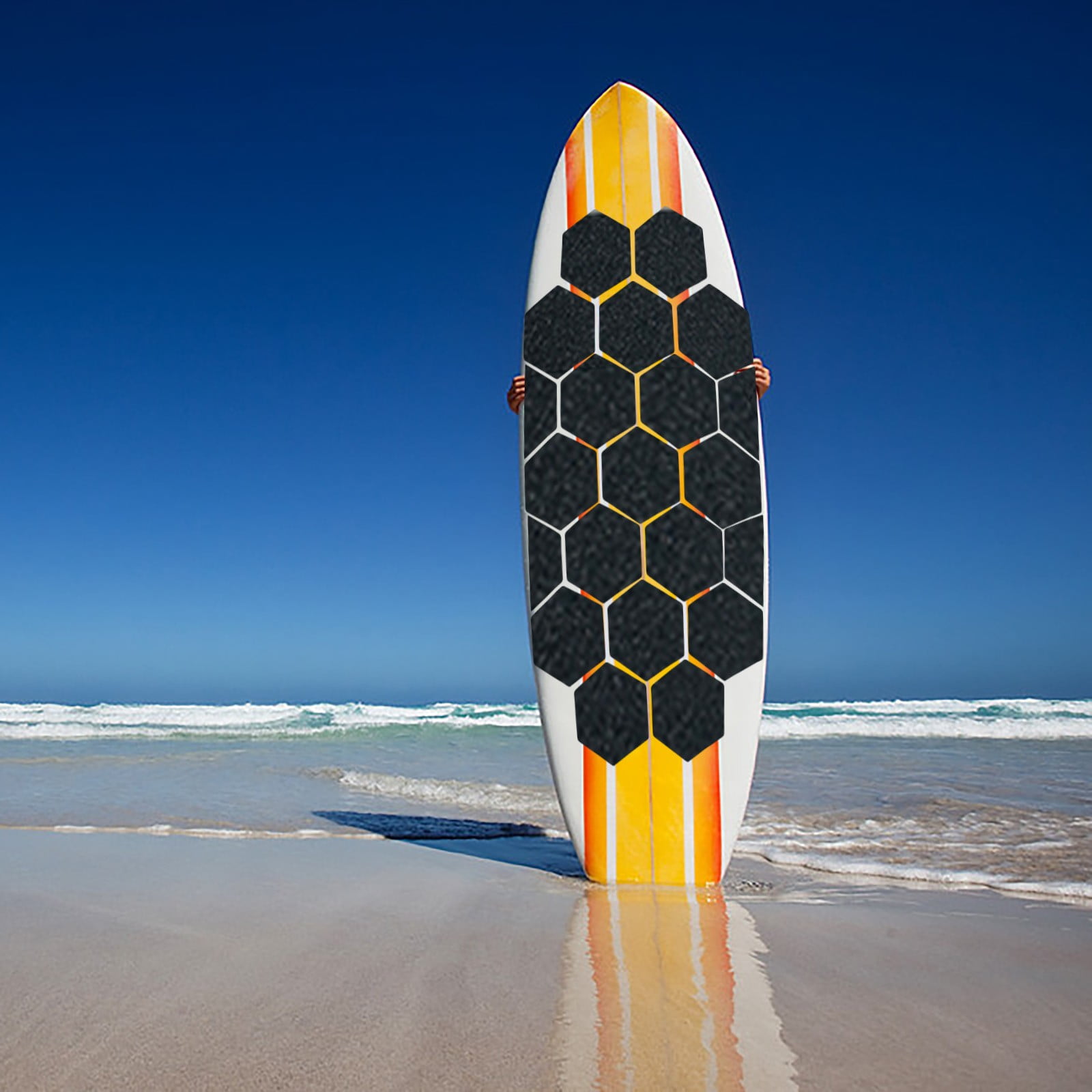 Hexagonal Grip Tape: Non Slip EVA Sticker For SUP Paddleboards Easy ...
