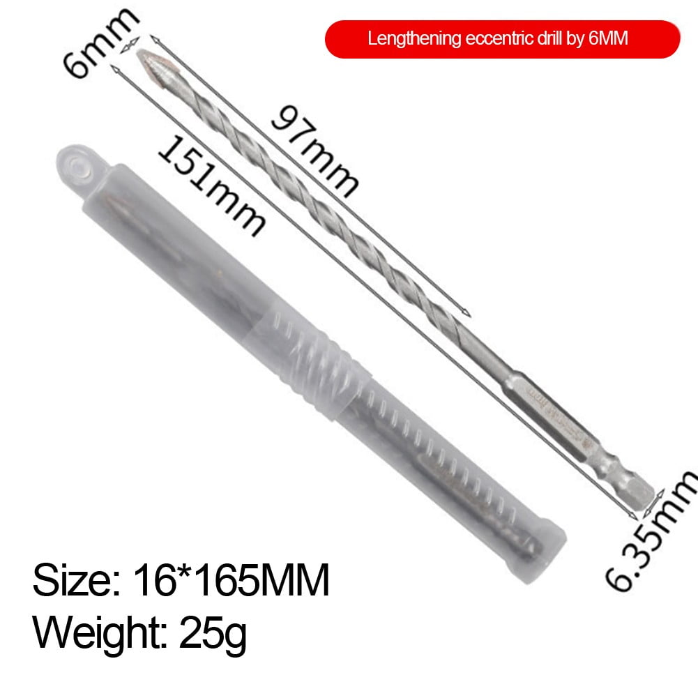 Hexagonal Handle Multifunctional 6-12mm Extended Drill Bit Tile Wall ...