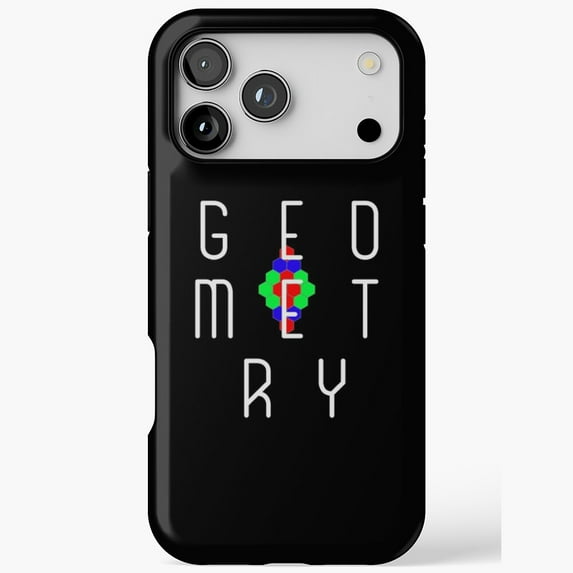 Hexagonal Illusion Puzzle Phone Case for iPhone 11 12 13 14 15 16 17 ...