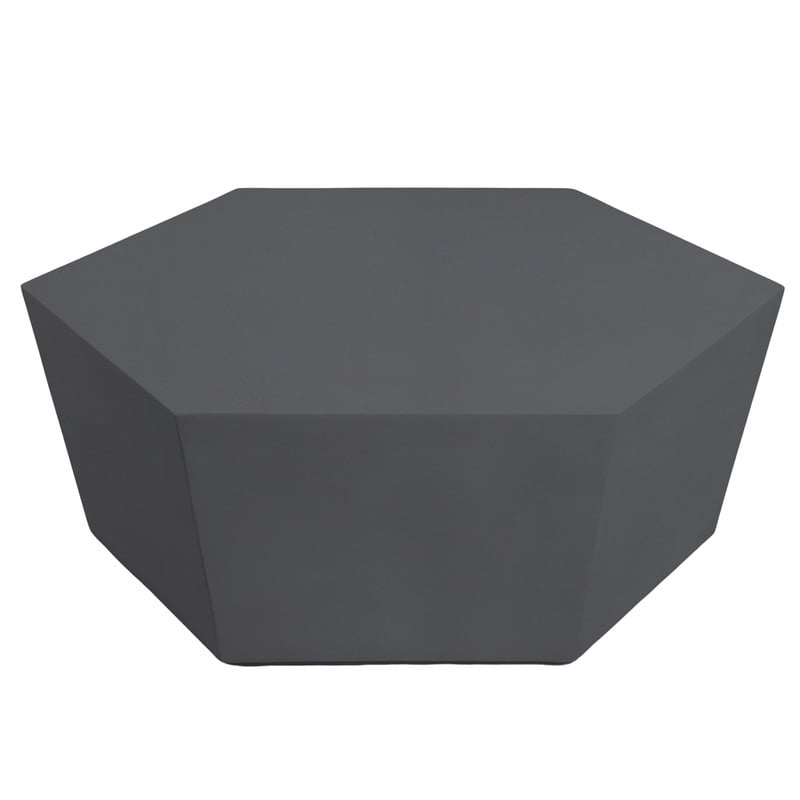 Hexagonal Indoor/Outdoor Accent Side Table Versatile Concrete Side ...