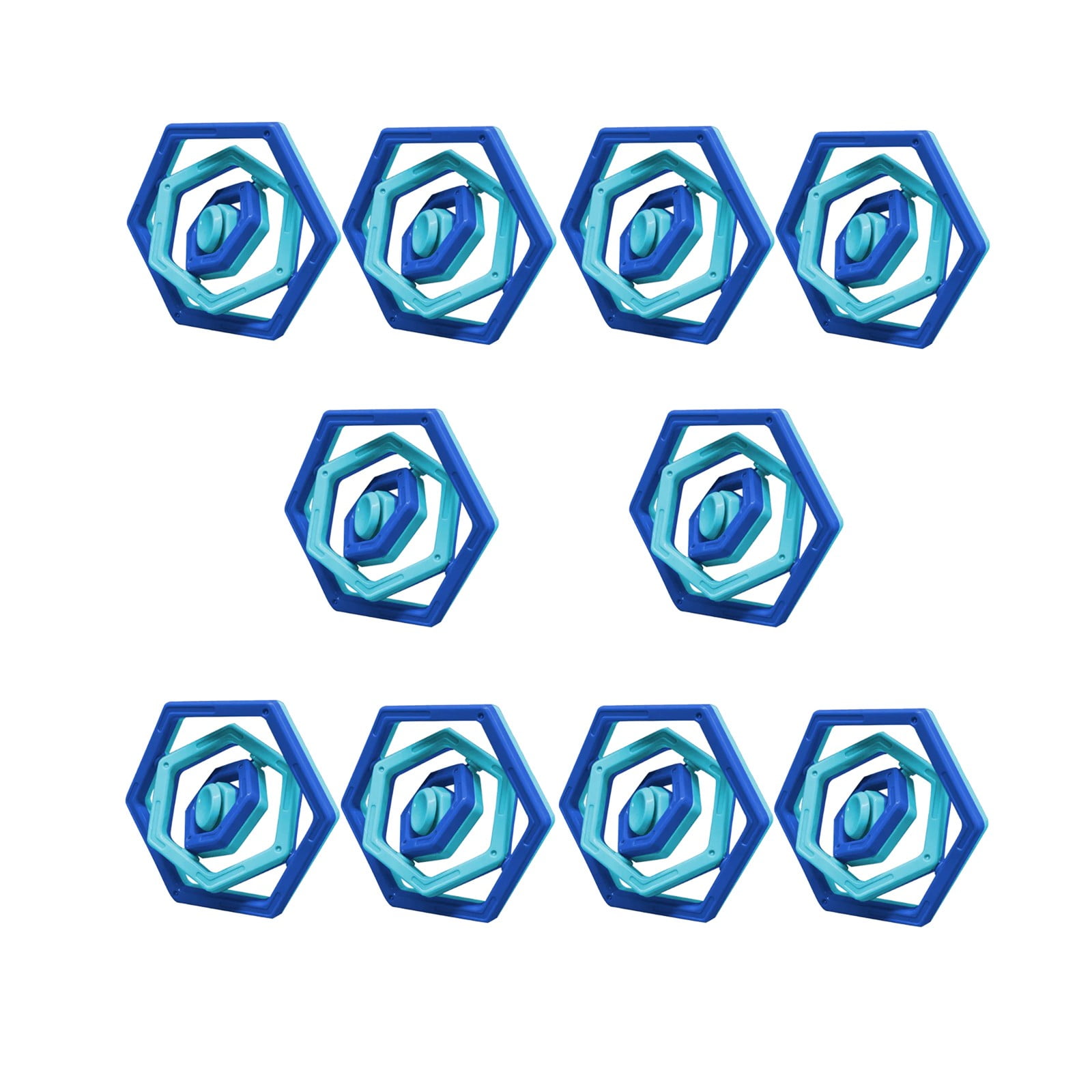 Hexagonal Infinite Flip Finger Stress Reliever Puzzle Fingertip ...