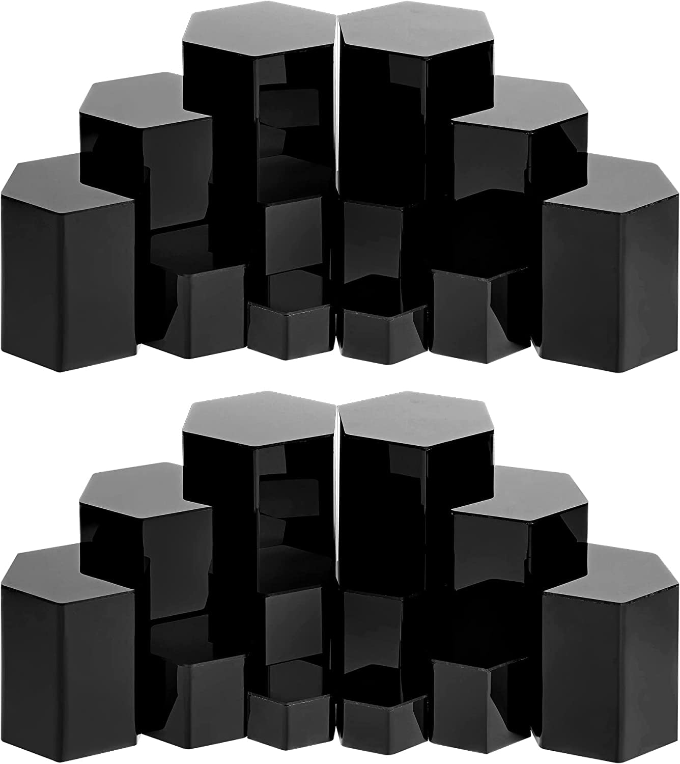 Hexagonal Jewelry Display Risers Hexagonal Market Display Risers Stands ...