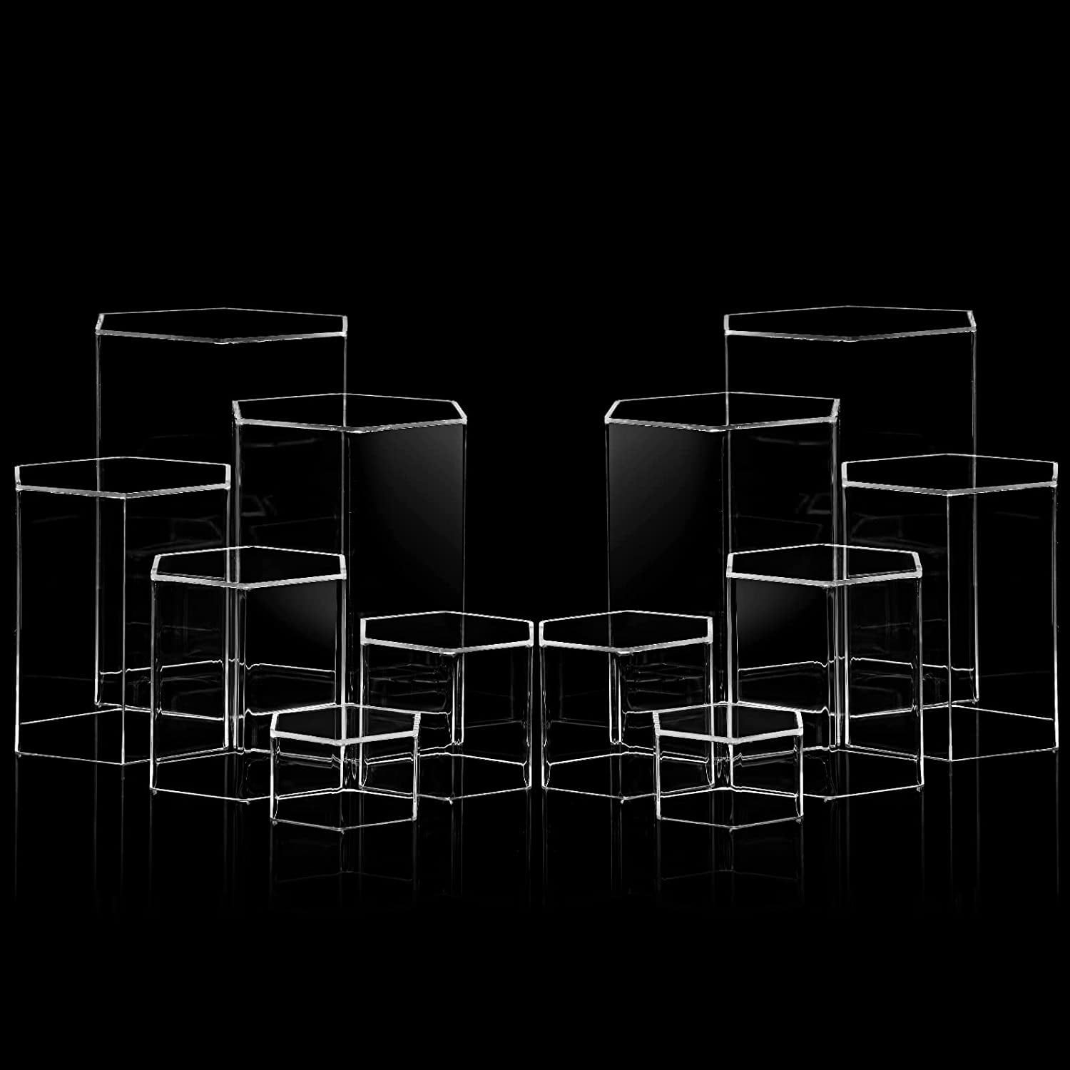 Hexagonal Jewelry Display Risers Hexagonal Market Display Risers Stands ...