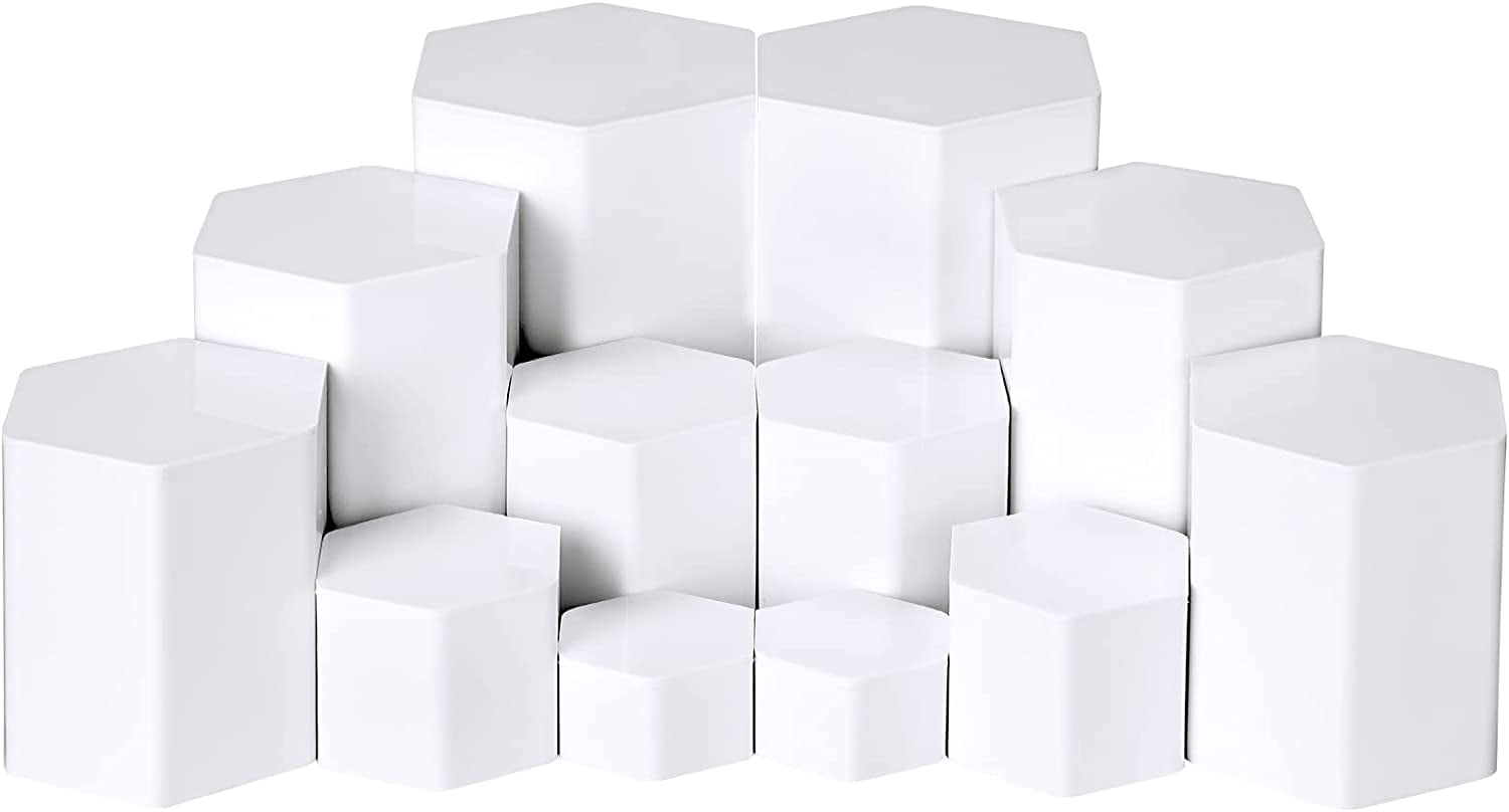 Hexagonal Jewelry Display Risers Hexagonal Market Display Risers Stands ...