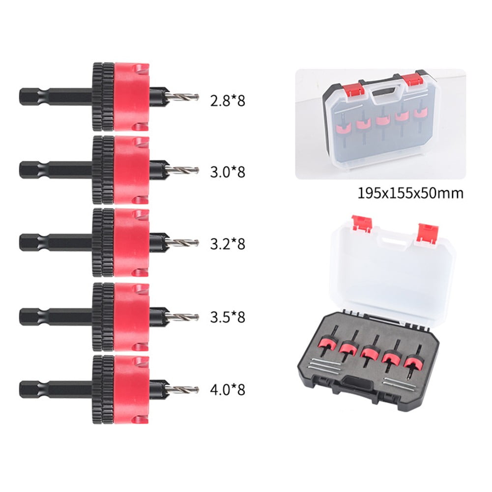 Hexagonal Limit Countersink Drill Adjustable Step Drill Countersink ...