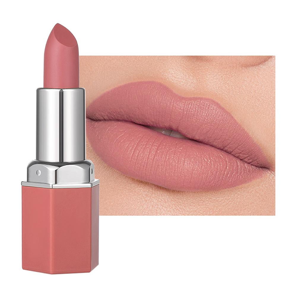 Hexagonal Matte Lipsti Non Sti Cup Waterproof y G3D5 - Walmart.com