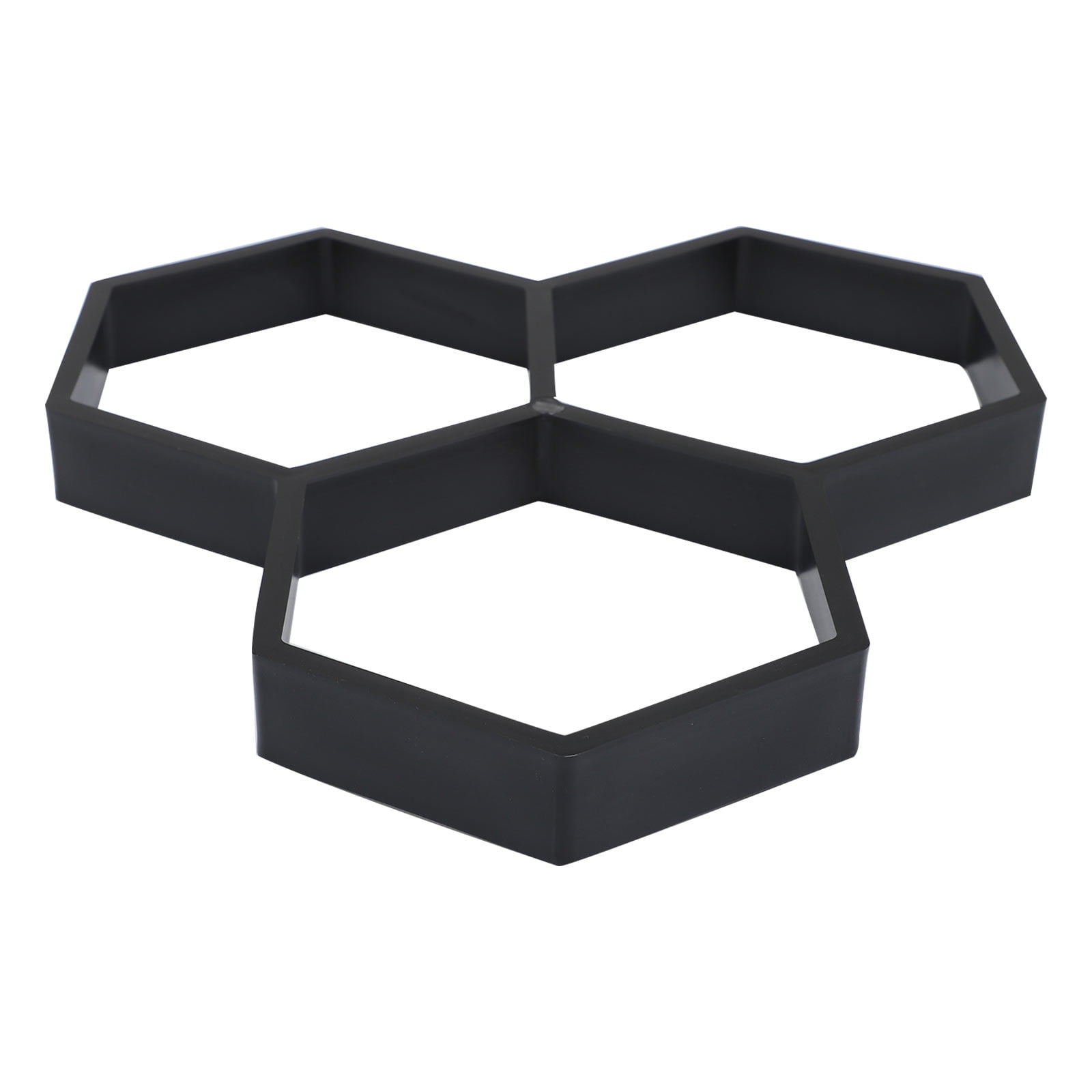 Hexagonal Paving Mould Tiles Concrete Paver Mold Office Black - Walmart.com