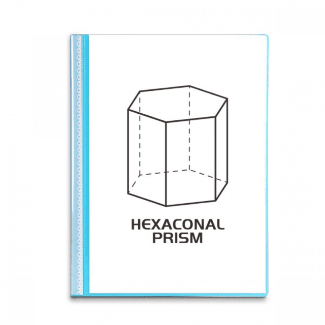 Hexagonal Prism Mathematical Geometric Space Book Sheet Protectors ...