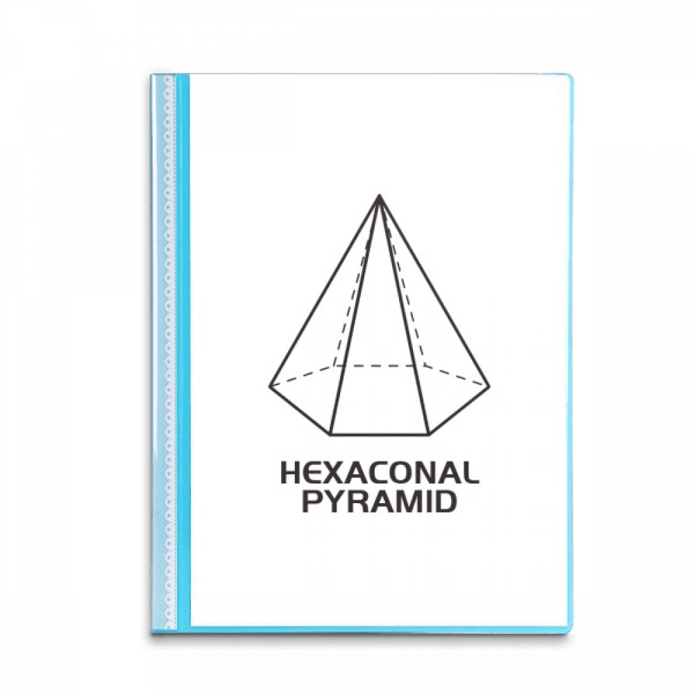 Hexagonal Pyrad Mathematical Geometric Space Book Sheet Protectors ...
