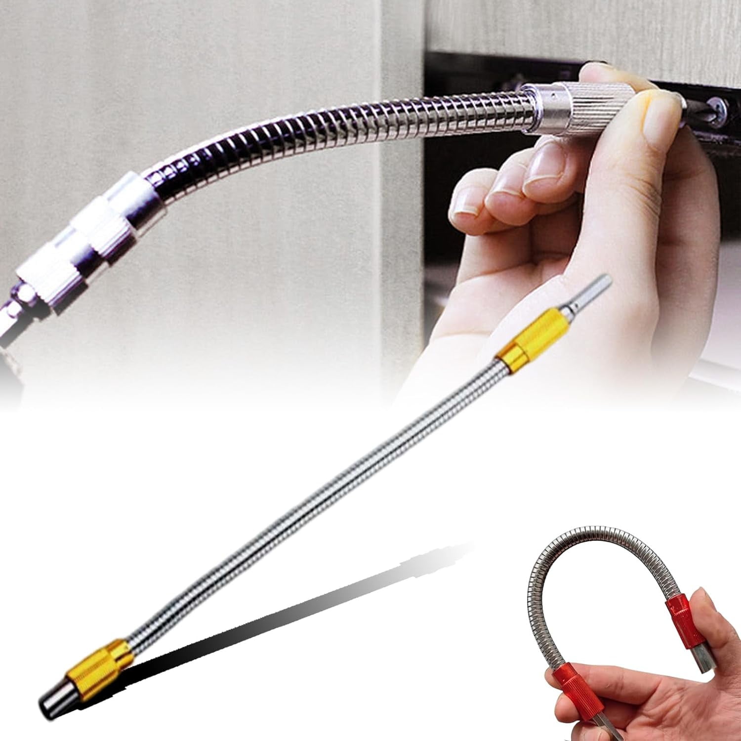 Hexagonal Shank Metal Flex Universal Extension Bit Holder, Superbit ...