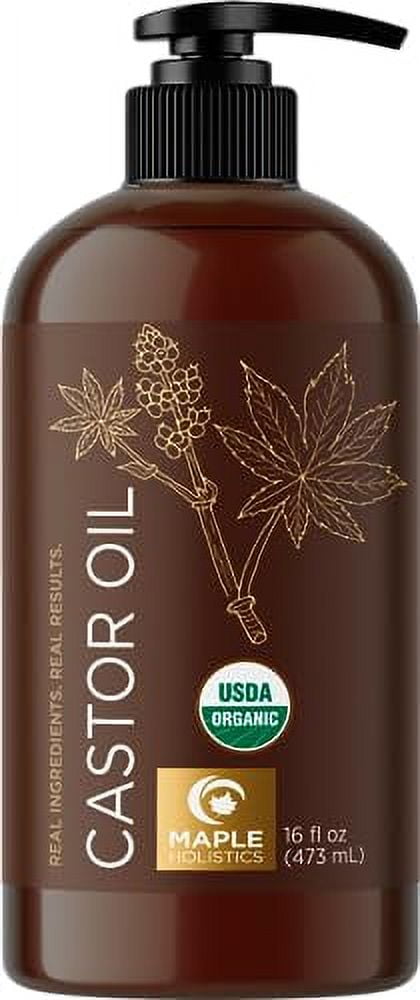 Hexane Free Organic Castor Oil - USDA Organic Castor Oil for Body Detox ...