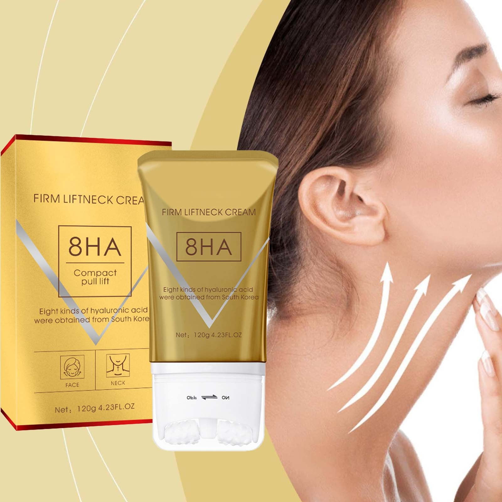 Hexapeptide Neck & Chest Firming Lotion - Tightens Crepey Skin, Reduces ...