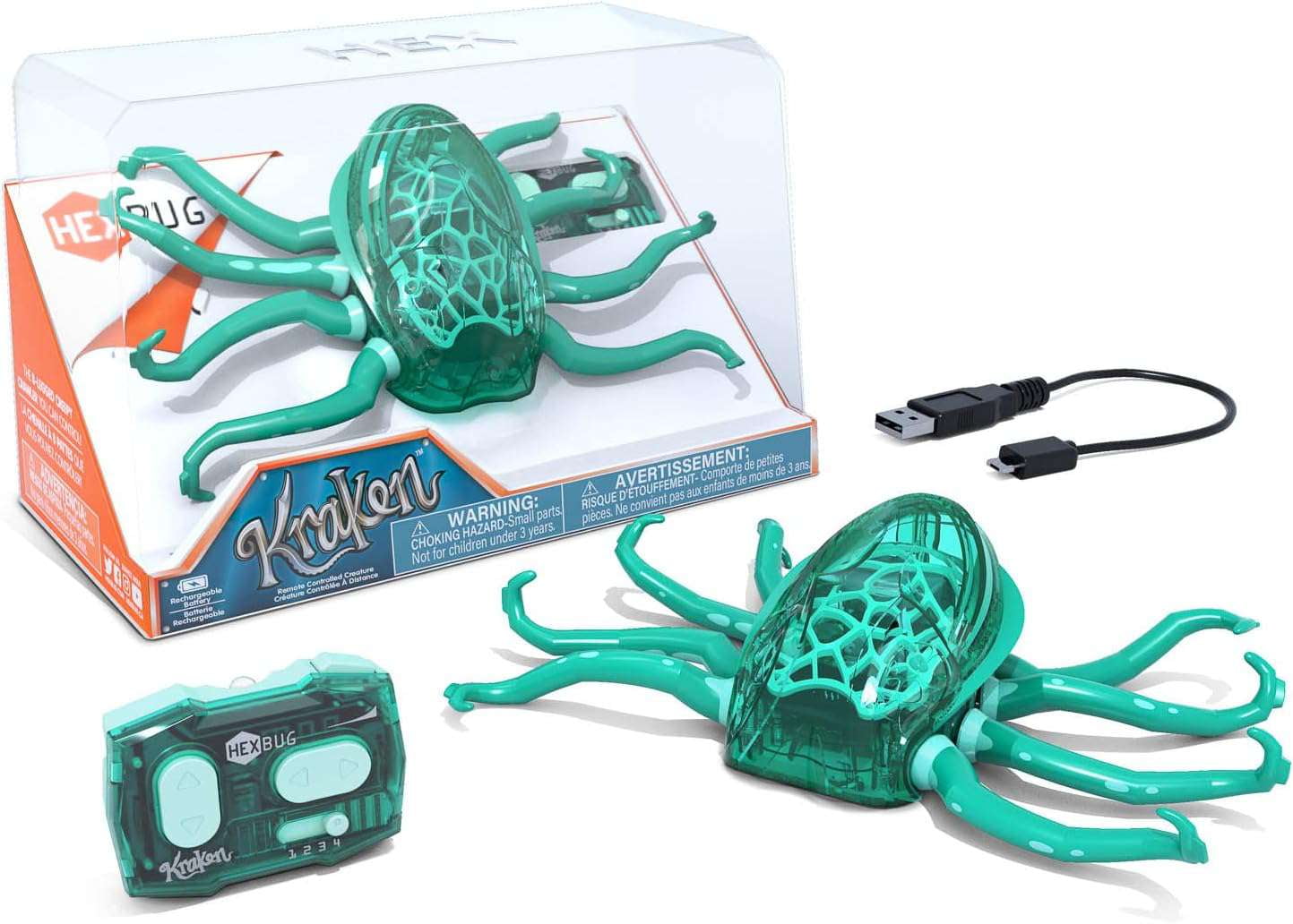 Hexbug Micro Robotic Creatures Kraken (Green) - Walmart.com