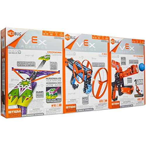 Hexbug VEX Robotics Bundle: CROSSFIRE; SWITCHGRIP; Z-360 BUNDLE ...