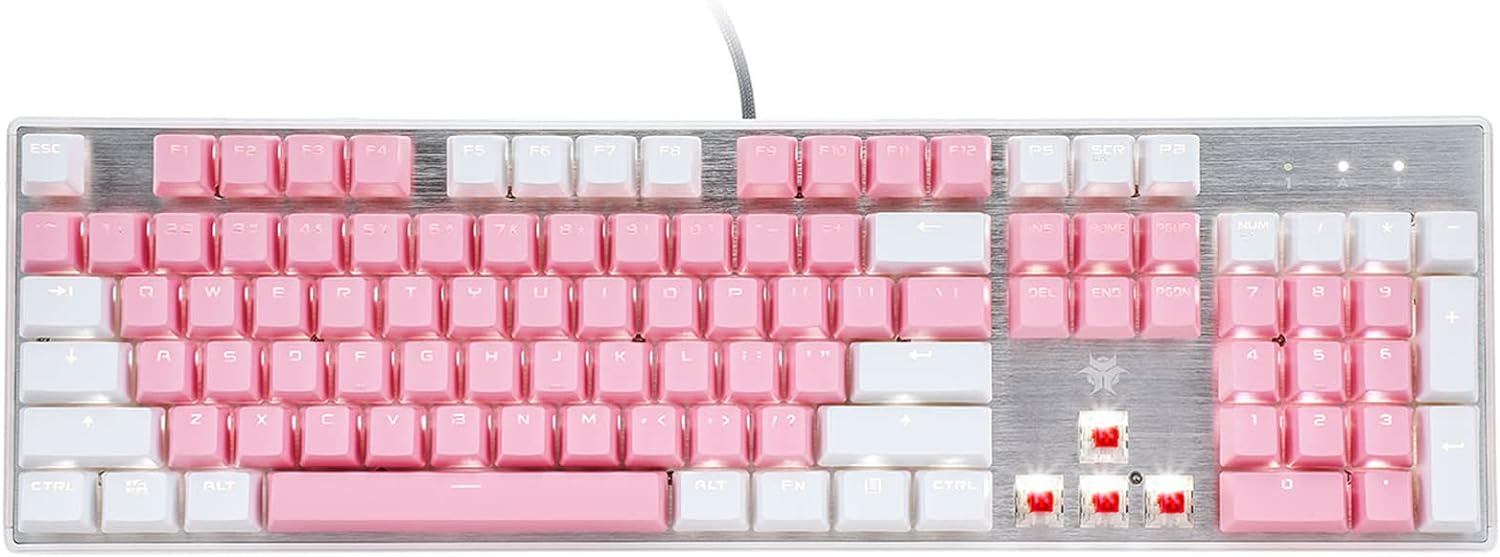 Hexgears GK715S Mechanical Gaming Keyboard, 104 Keys Mechanical ...