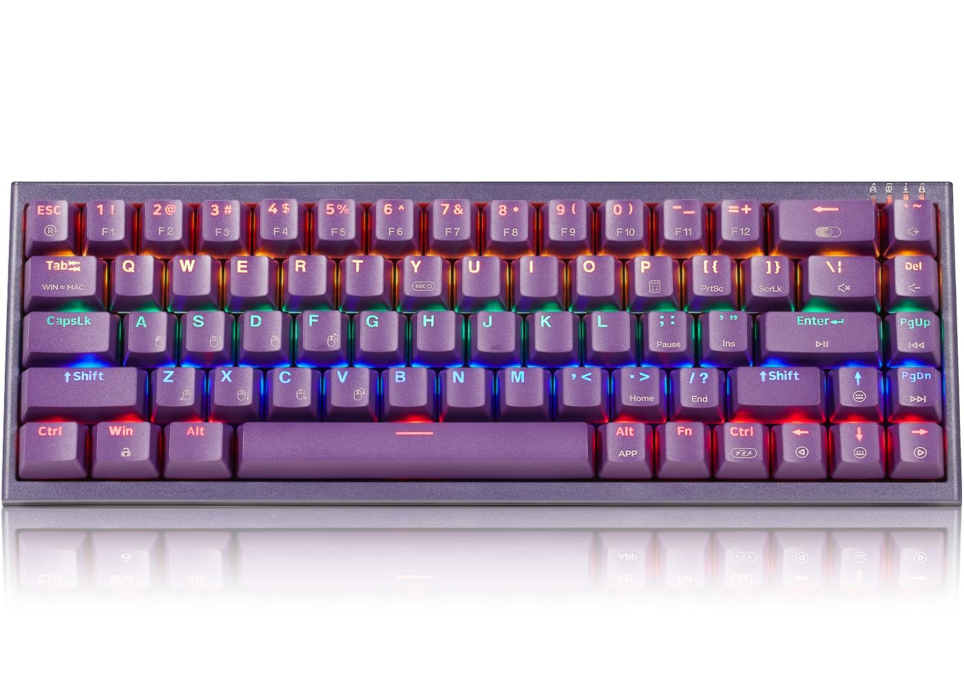 Hexgears U1 Mechanical Keyboard, Portable 60% Gaming Keyboard RGB ...