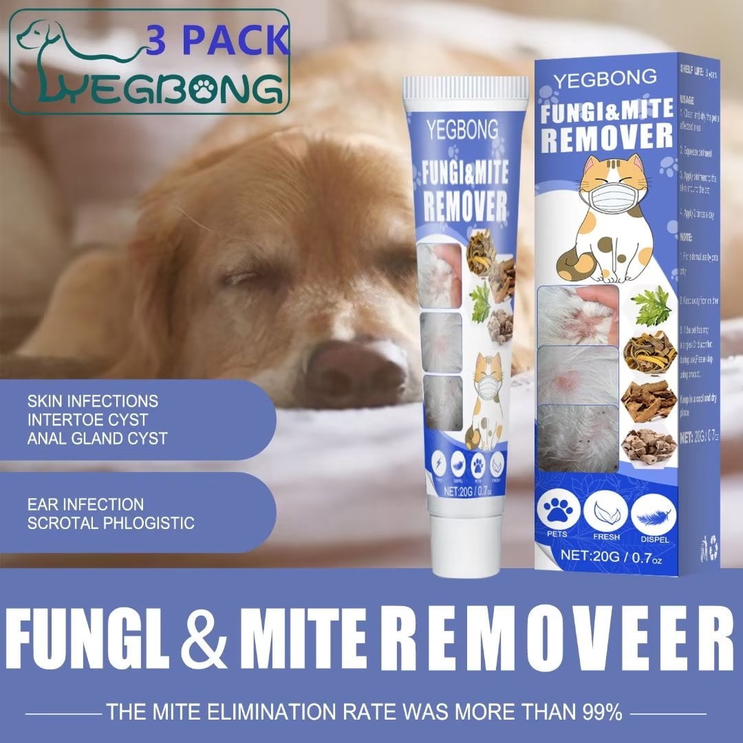 Hexplore 3 PACK Pet Mite Removal Cream Dog Cat Skin Disease Treat Cream ...