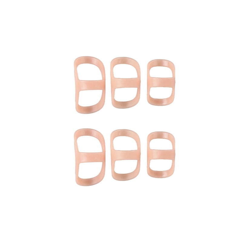 Hexplore 6Pcs Plastic Finger Fracture Splint ArthritisCorrector Joint ...