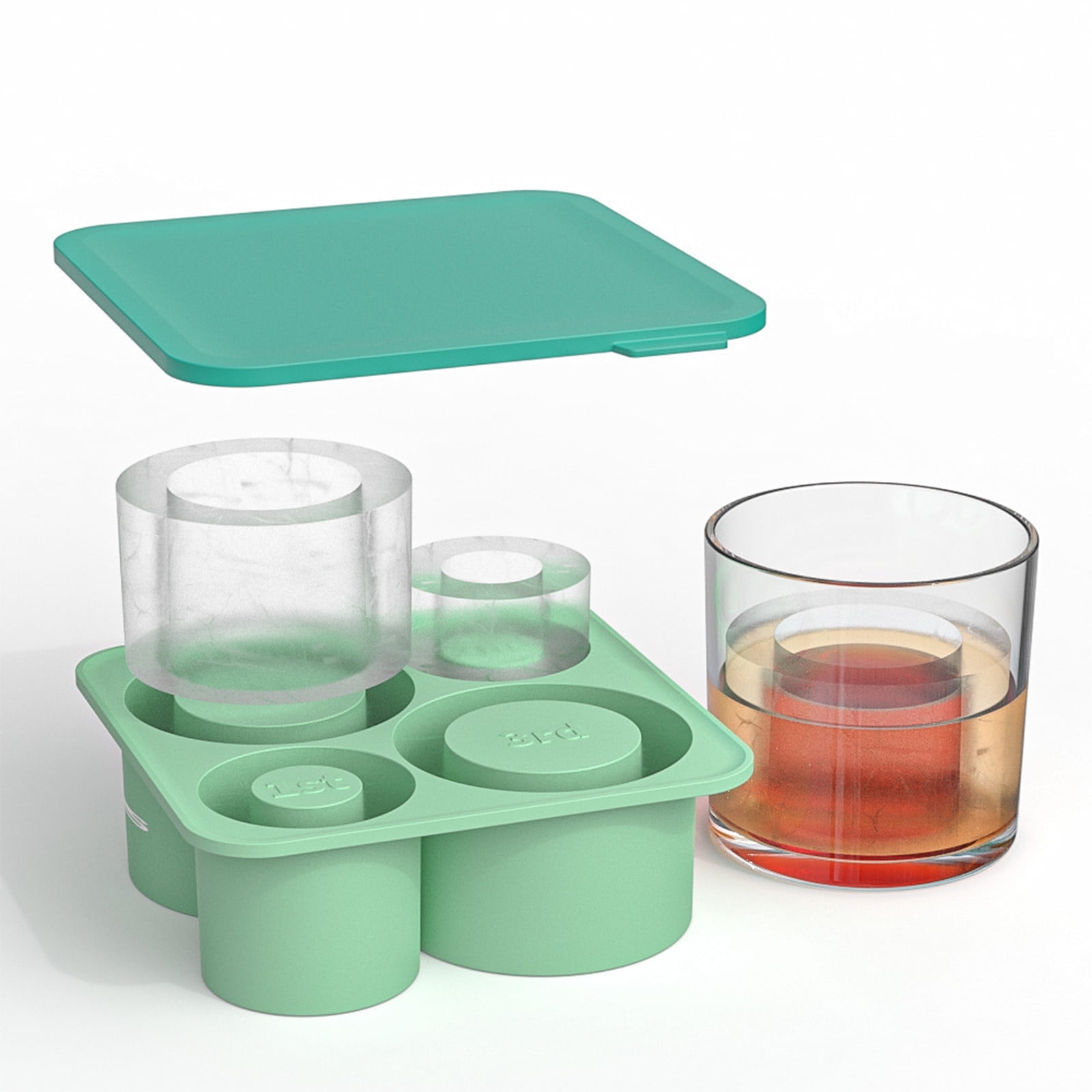 Hexplore Ice Tray Model Household 4 Aperture Quick Congealed Ice Ice ...