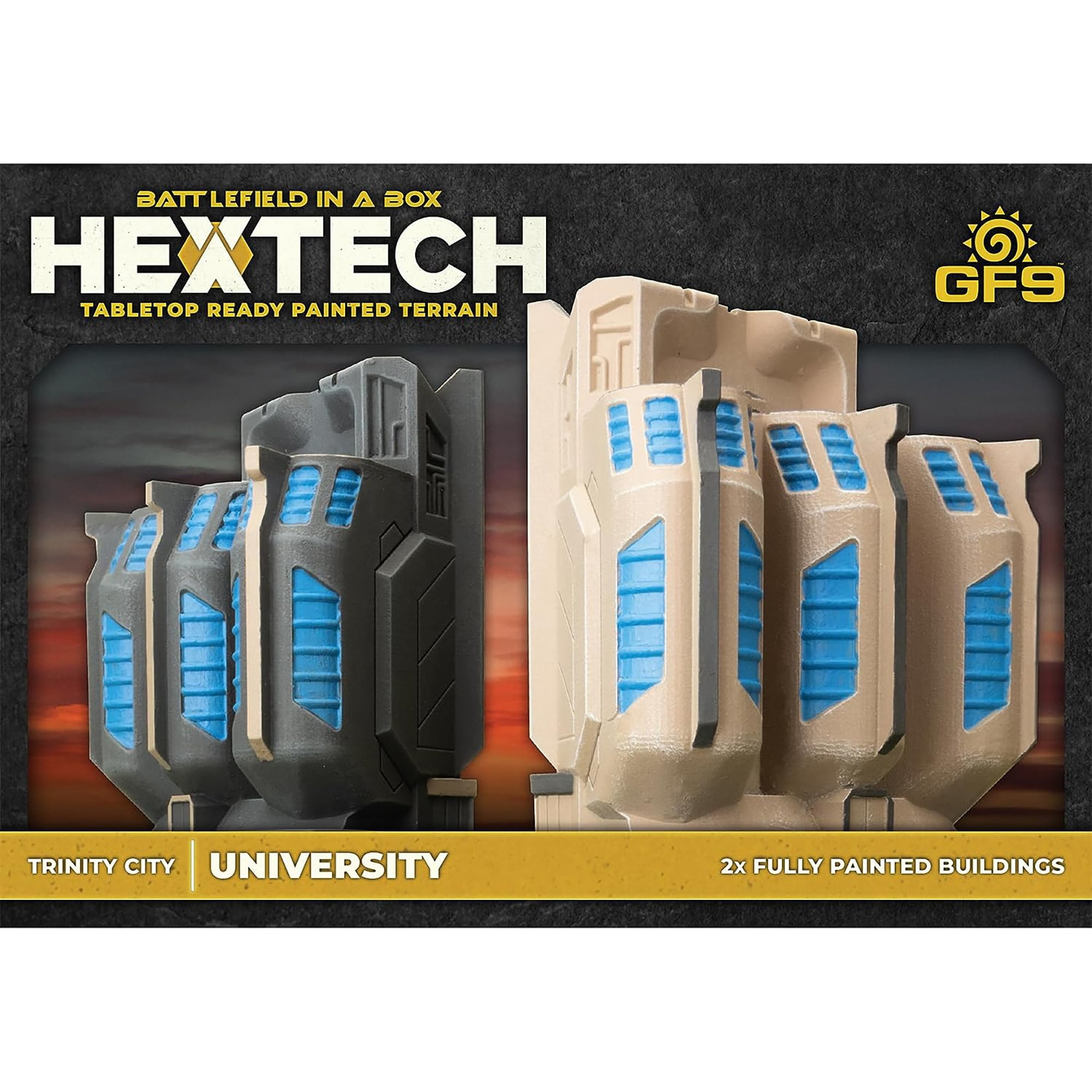 Hextech Trinity City: Painted University Buildings, 2 Pieces - Walmart ...