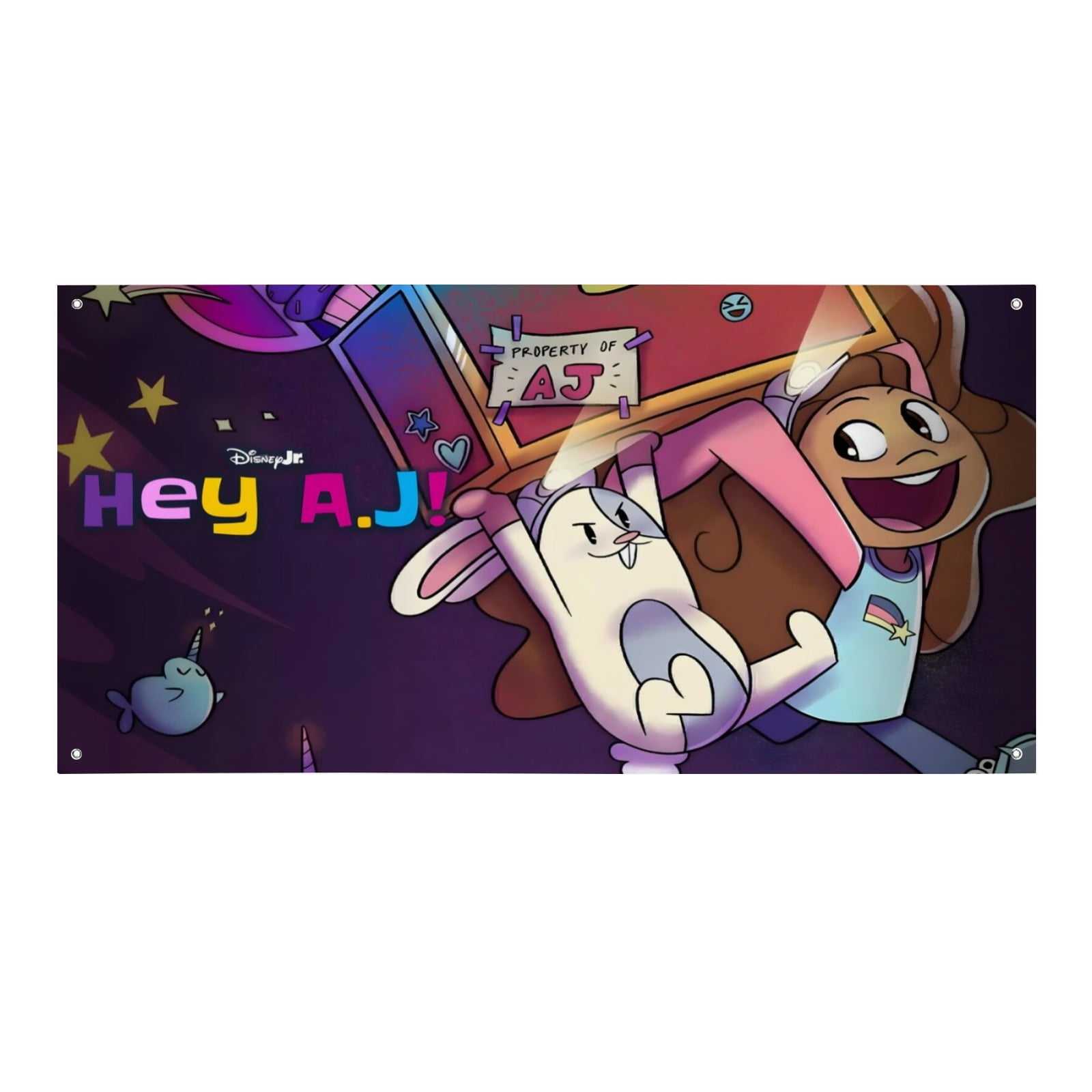 Hey AJ-Theme Backdrops Banner Birthday Party Decor Supplies ...
