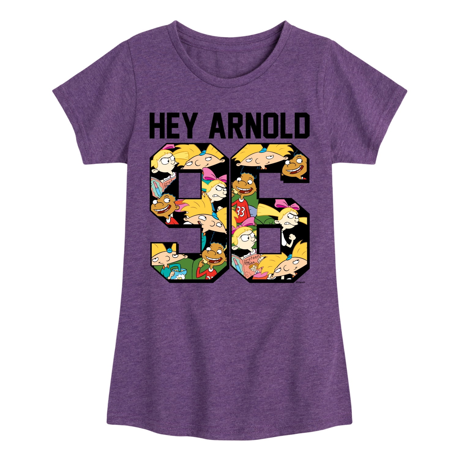Hey Arnold! - Arnold 1996 - Toddler And Youth Girls Short Sleeve ...