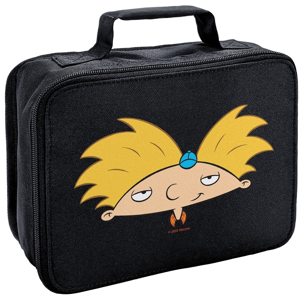 Hey Arnold Arnold Head Insulated Soft Sided Lunch Box - Reusable Lunch Bag For School Office ...