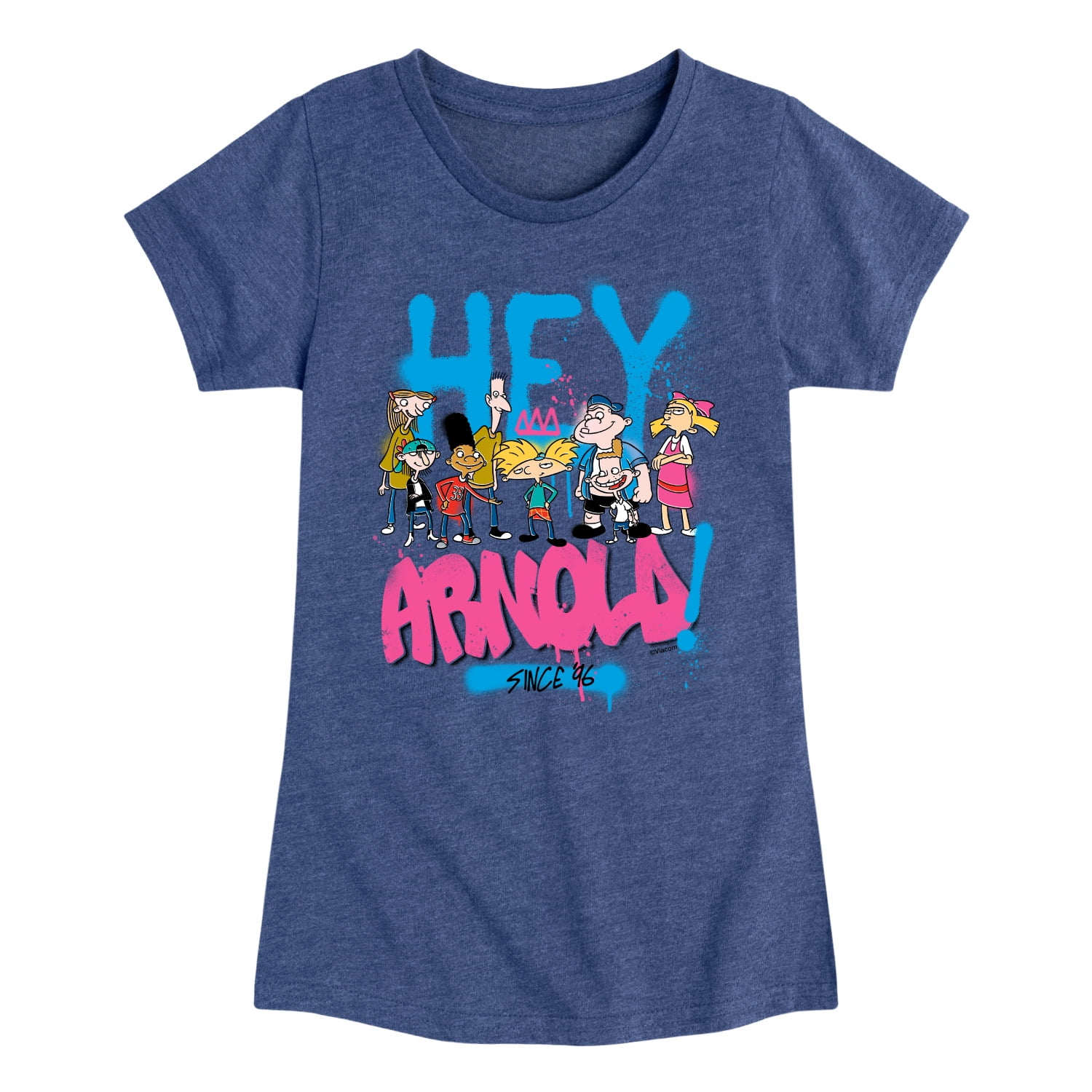 Hey Arnold! - Arnold Spray Paint 96 - Toddler And Youth Girls Short ...