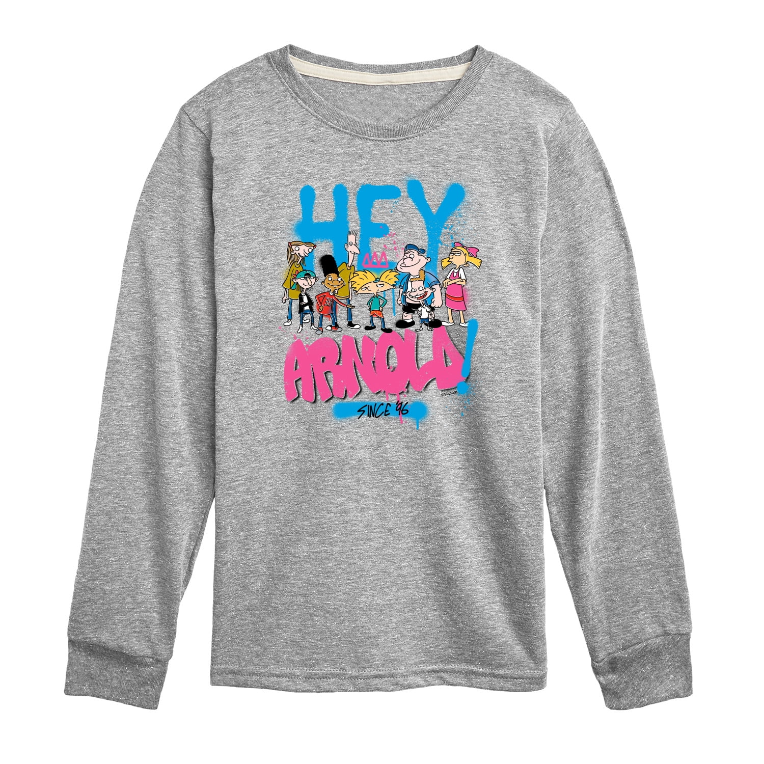 Hey Arnold! - Arnold Spray Paint 96 - Toddler And Youth Long Sleeve ...