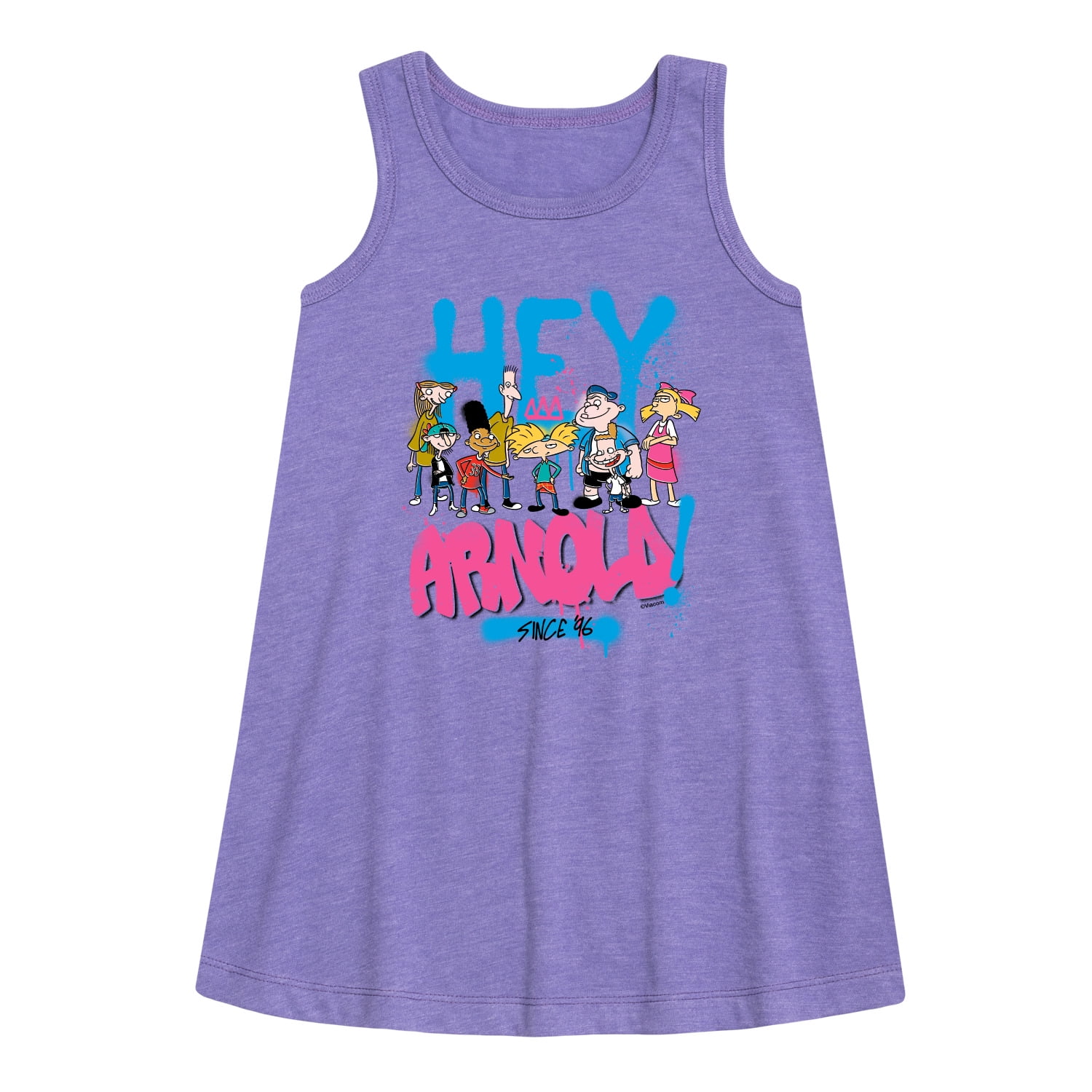 Hey Arnold! - Arnold Spray Paint 96 - Toddler and Youth Girls A-line ...