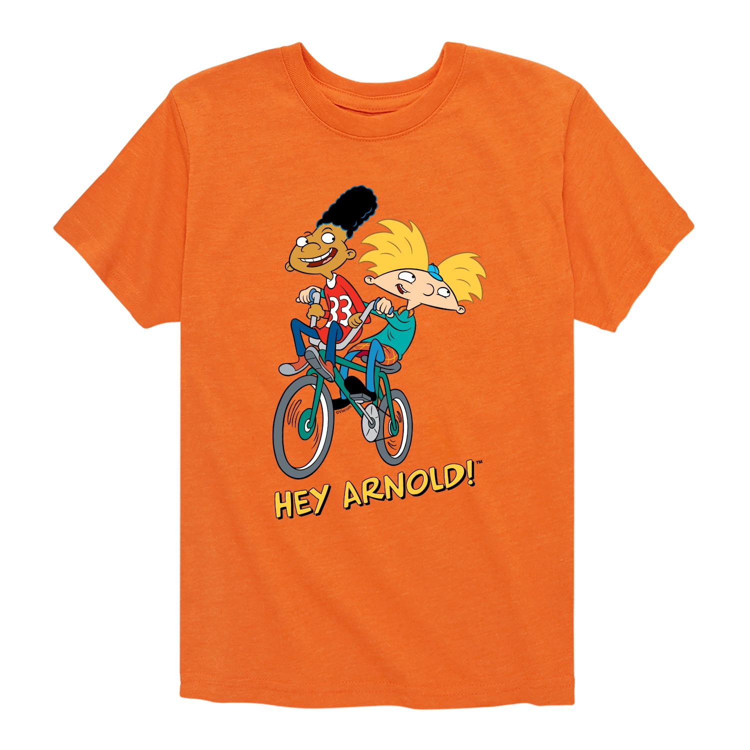 Hey Arnold! - Arnold and Gerald on Bike - Toddler And Youth Short ...