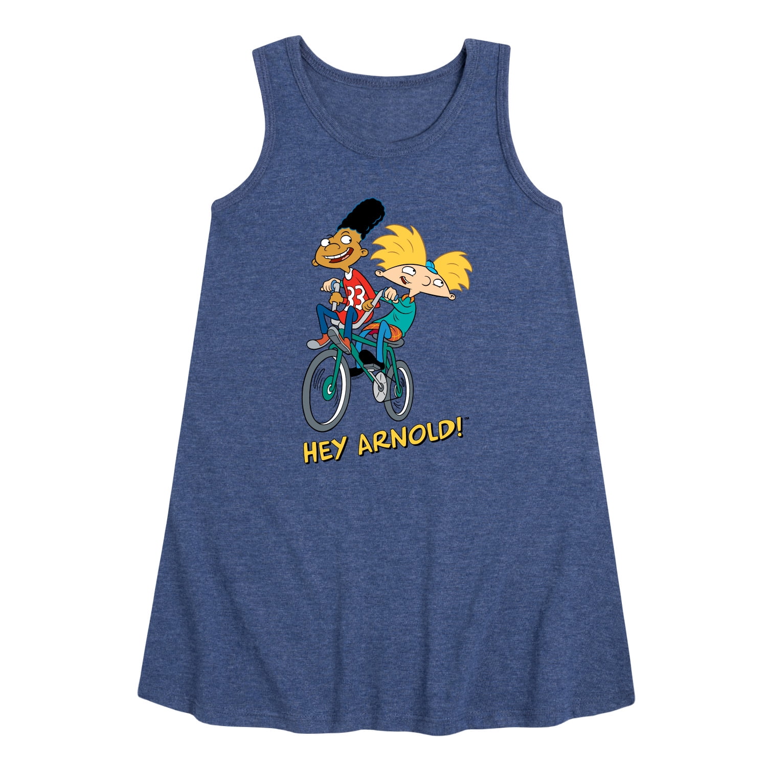 Hey Arnold! - Arnold and Gerold Bike - Toddler and Youth Girls A-line ...