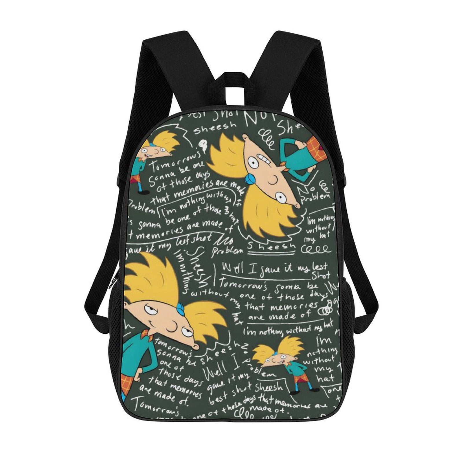 ‌Hey Arnold Back-pack Adjustable Shoulder Straps Large Capacity Book ...