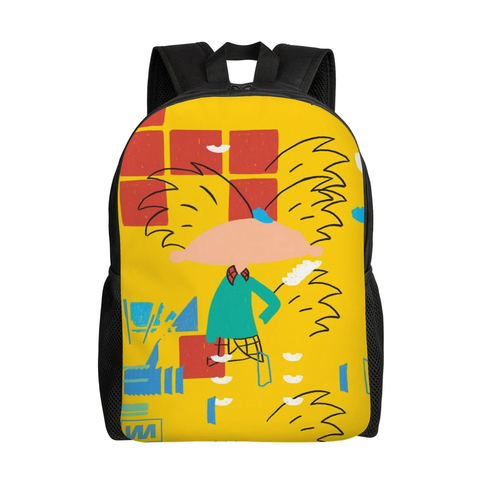 Hey Arnold Backpack 3D Printed Casual Daypacks - Walmart.com