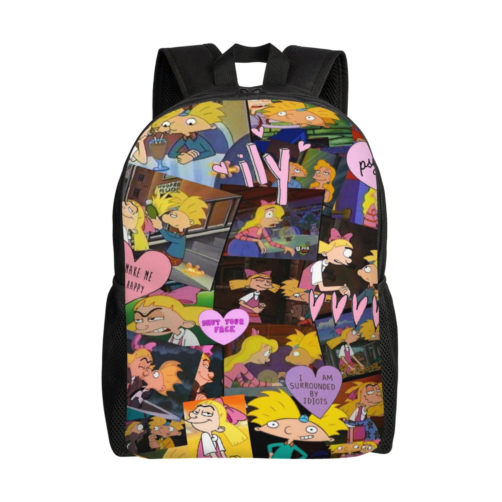 Hey Arnold Backpack 3D Printed Casual Daypacks - Walmart.com