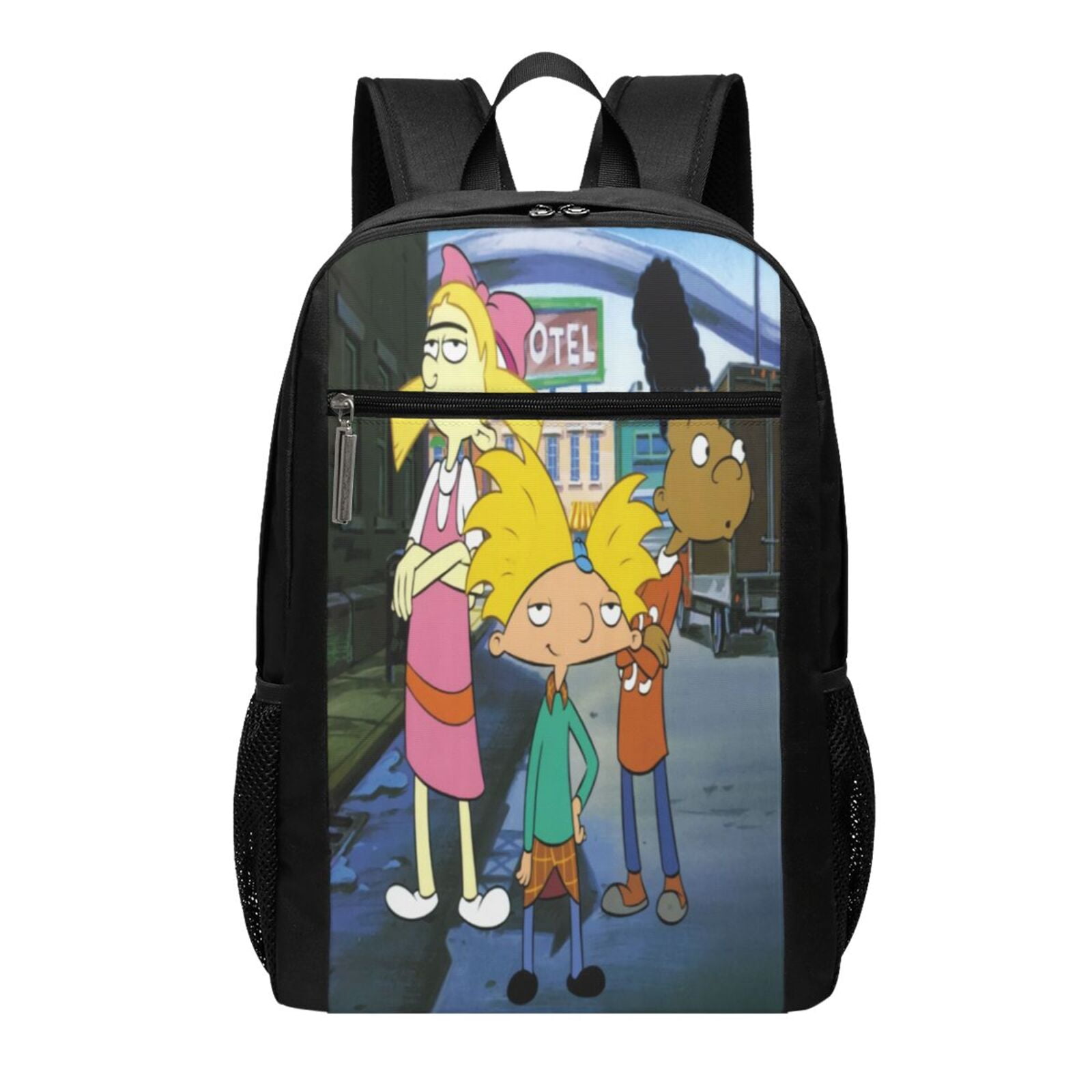 Hey Arnold Backpack 3d Printed Anime School Book Bag Adjustable Straps ...