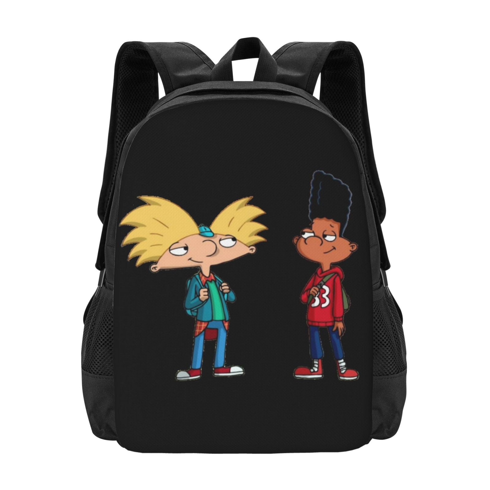 Hey Arnold Backpack Women's Men's Fashion Schoolbag College Schoolbag ...